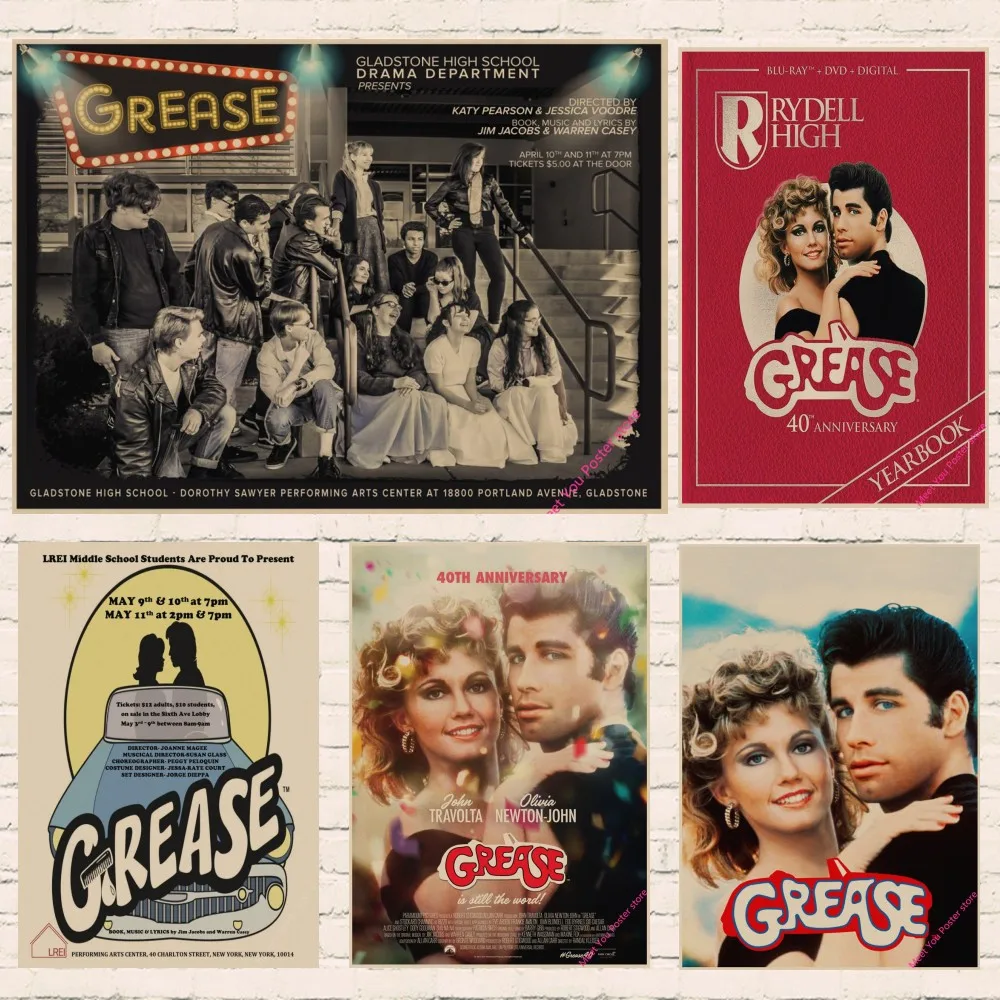 Grease High School Posters