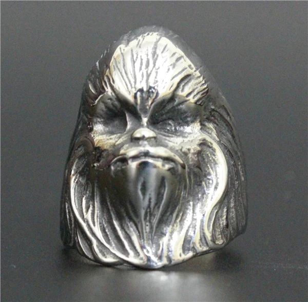 Amazing-Design-Old-Man-Ring-316L-Stainless-Steel-Men-Boys-Cool-Western ...