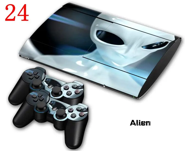 OSTSTICKER Adesivos Alienígenas Para PS3 Console Slim4000 & 2 ...