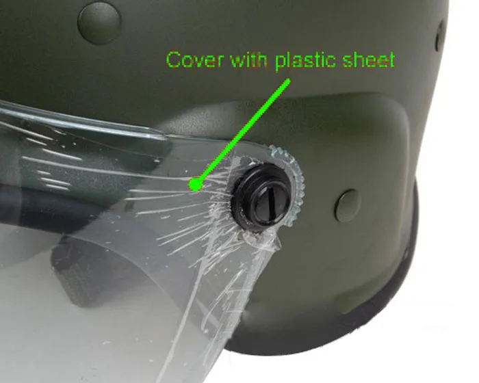 SWAT Airsoft M88 Style PASGT Helmet with Visor War Game Helmet Tactical ...