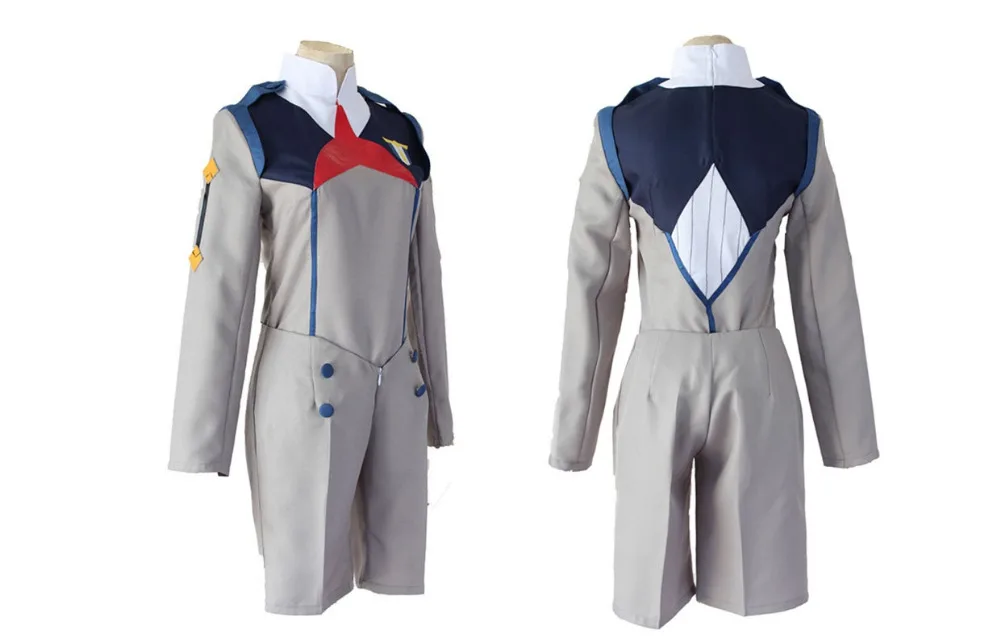 Darling In The Franxx Code 016 Hiro Uniform Cosplay Costume Coat Outfit ...