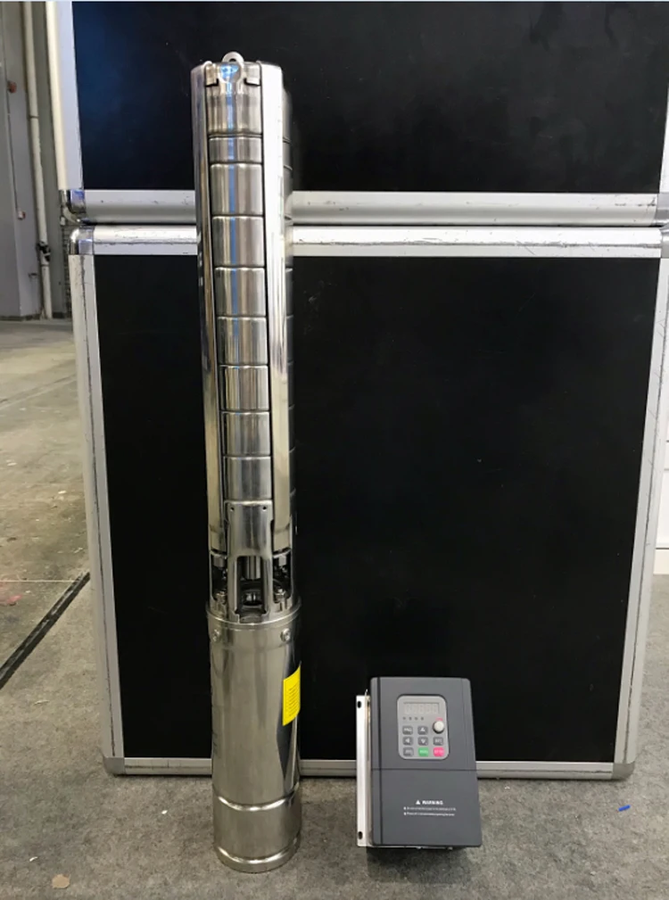 6.8t 160m Ac/dc Solar Water Pump For Irrigation Permanent Magnet ...