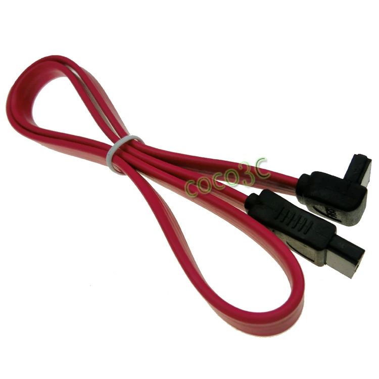 0.5m Right angle 7pin Serial ATA 2.0 Female Port to 7 pin Female port ...