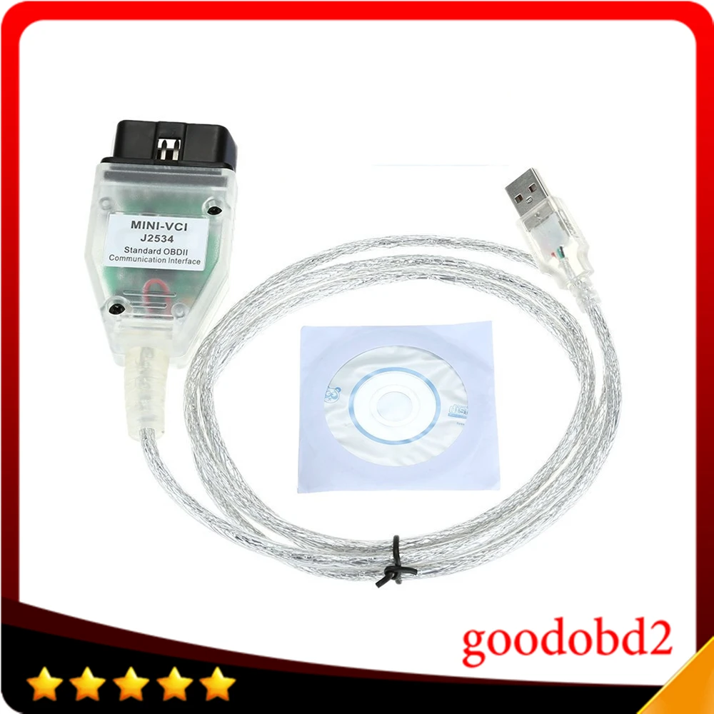 Toyota Techstream Vci AutoE Mini VCI OBD2 Diagnostic Cable For Toyota ...