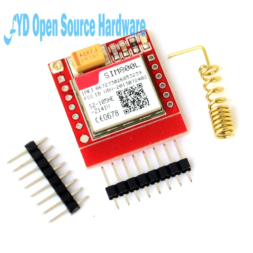 Generic SIM800L GPRS GSM Module Micro SIM Card Core Quad-band TTL ...