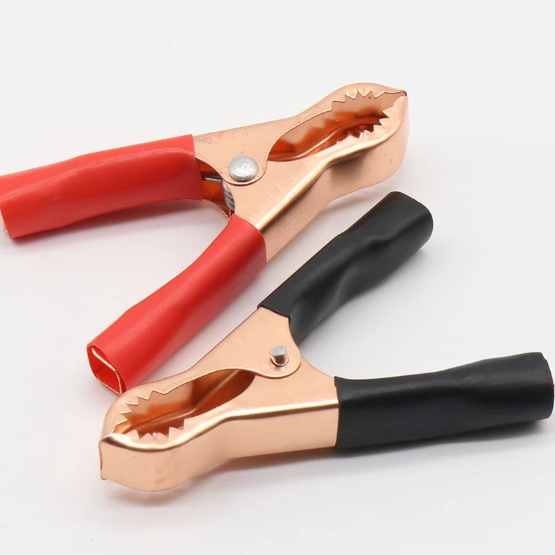 IMC-hot-4-pcs-Copper-Plated-Insulated-Car-Battery-Clips-Alligator ...