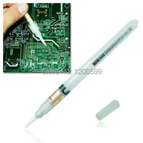 2pcs/lot BON 102 Flux Coating Pen Soldering Solder Brush Head For PCB ...
