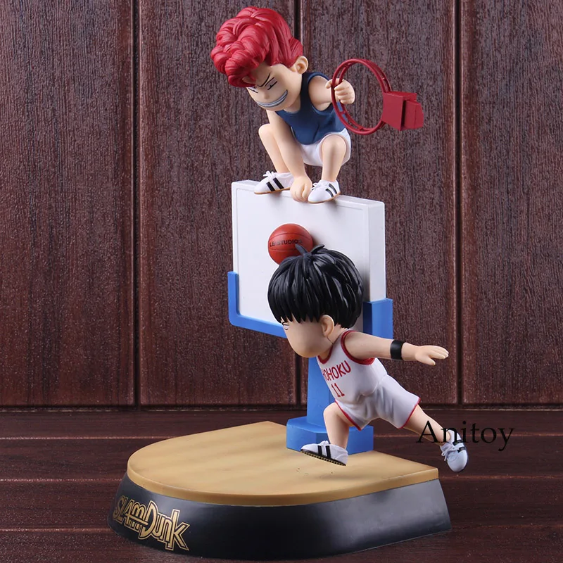 Shohoku Slam Dunk Hanamichi Sakuragi & Rukawa Kaede PVC Slamdunk Figure ...