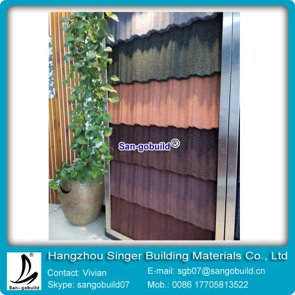 0.4mm Thickness Terracotta Metal Roofing Sheets For China Metal Roof ...