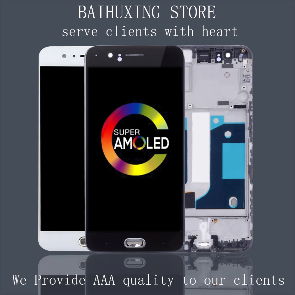 Amoled 5.5 "Original Para Oneplus 5 A5000 LCD Screen Display Touch com ...