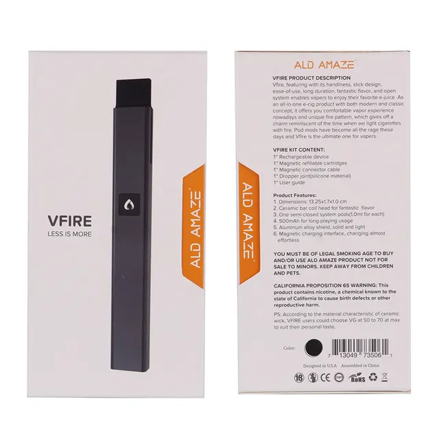 ALD Amaze VFIRE Ultrathin Vaporizer Vape Pen Electronic Cigarette Kit ...