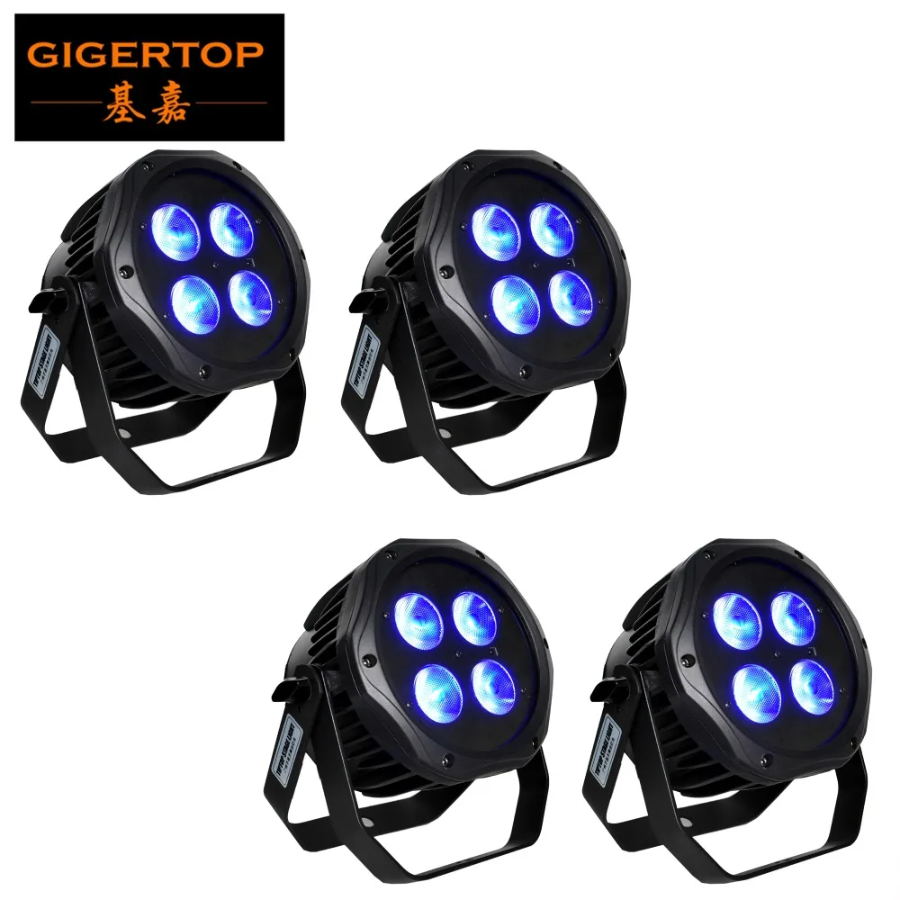 Free shipping 4 Unit 6IN1 Wireless DMX Battery Power Led Waterproof Par ...