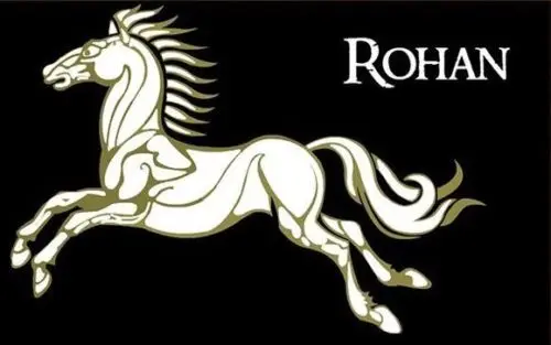 Black Rohan Horse Large Indoor Outdoor Banner Flag Custom Any Flag-in ...