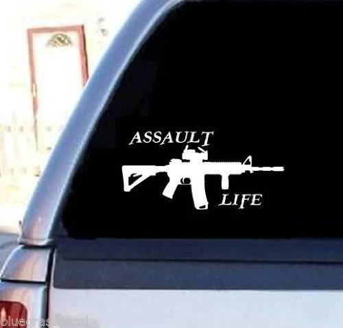 Assault Life Sticker Decal