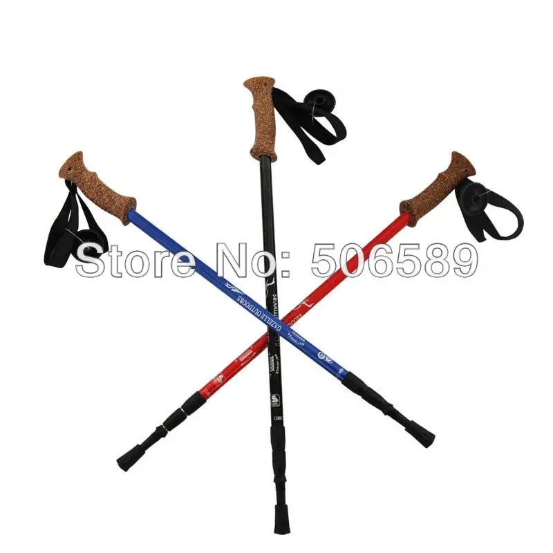 free shipping walking stick camping sticks 65 135cm 0.25kg cork|camping ...