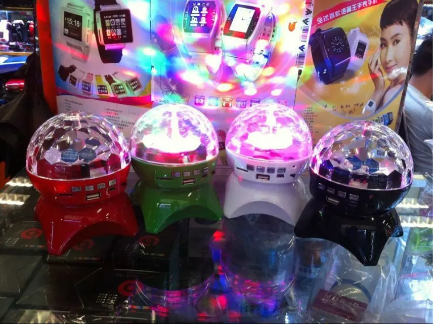 Original Brand New Led flasher WS-662 mini sound card crystal colorful ...