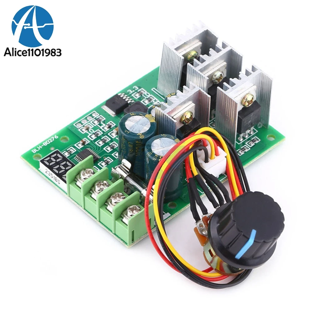 30A PWM DC Motor Speed Controller Module Dimmer Current Regulator ...