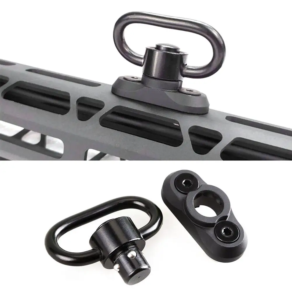 Standard QD Sling Swivel Adapter Rail Mount M-LOK Strap Buckle Metal ...