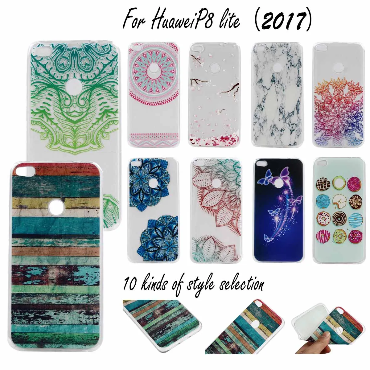 High Quality TPU IMD Back Cover Case for Huawei P8lite(2017) Phone Case ...