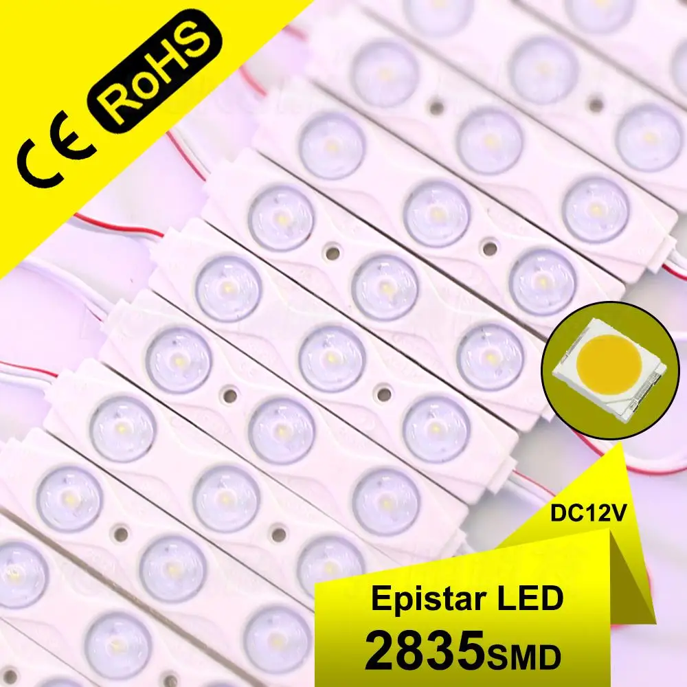High Power 100pcs/lot Wholesale Ad Light Led Module Injection 3leds/pcs ...