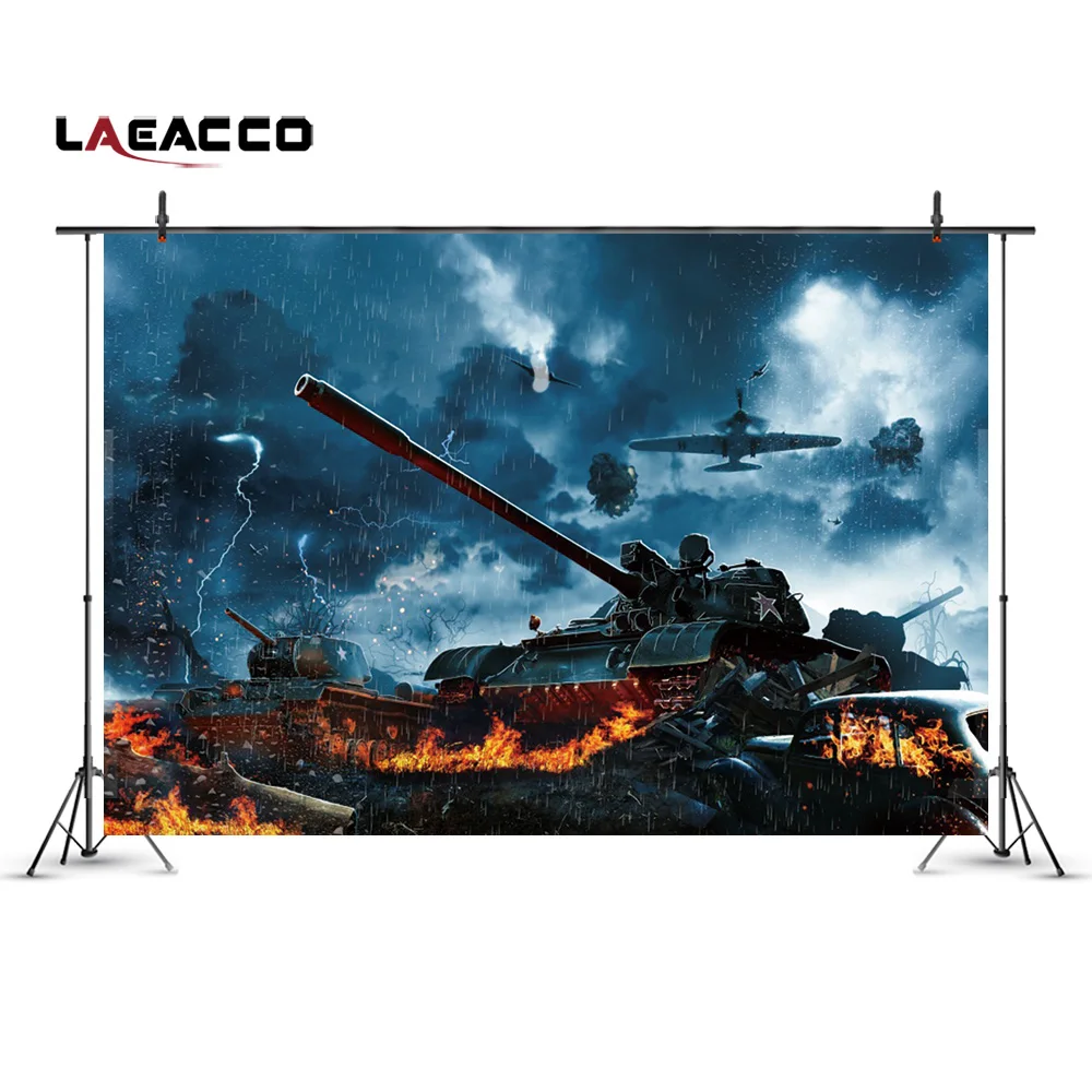 Laeacco Zona Pertempuran Tank Hujan Berawan Sky Fighters Perang Asap ...