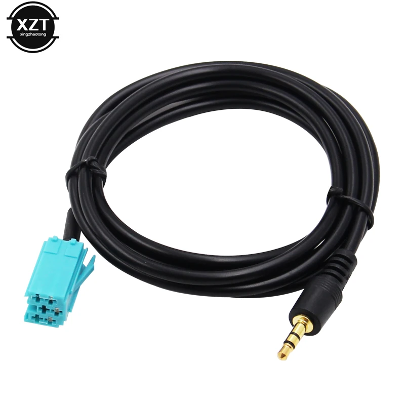 Cars 3.5mm AUX CD Stereo Audio Line Input Cable For Renault Clio Megane ...