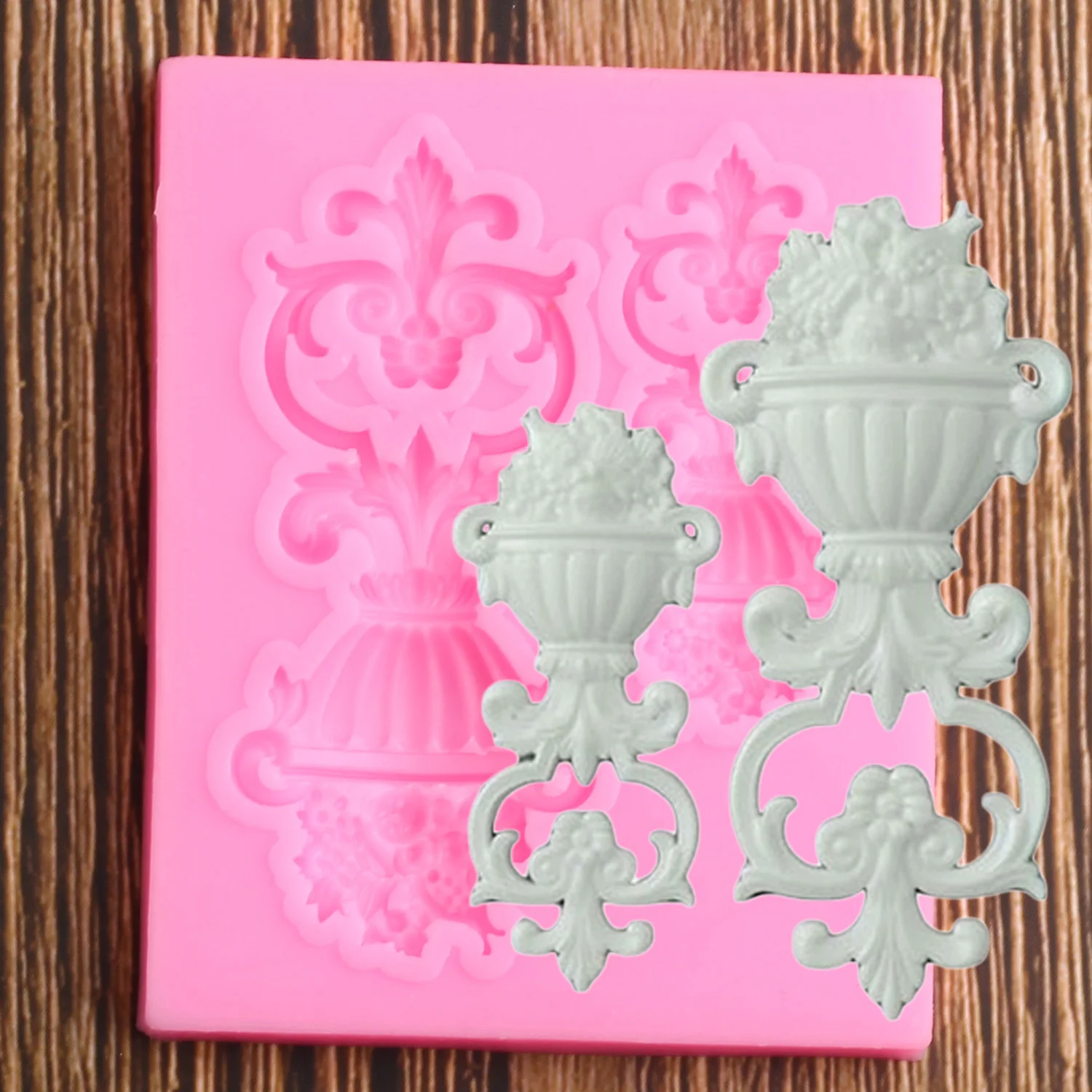 3D Relief Silicone Mold Cake Border Fondant Cupcake Decorating Tools ...