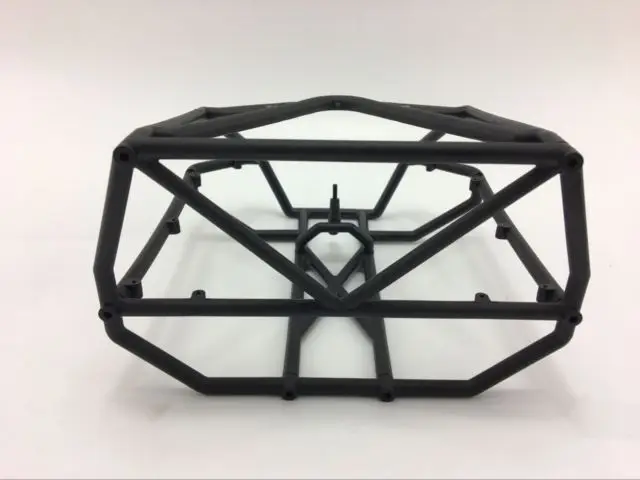 Balde traseiro/armação de plástico para cama axial ax80046, sem cama ...