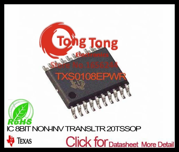 TXS0108EPWR IC 8BIT NON INV TRANSLTR 20TSSOP TXS0108EPWR 0108 TXS0108 ...