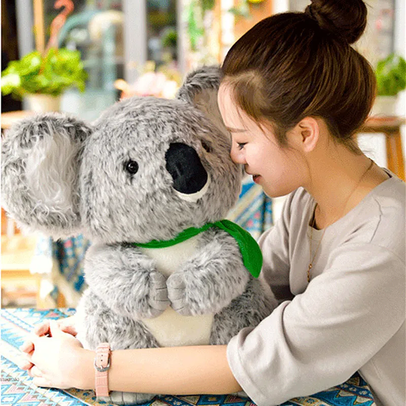 New Arrival Cute Stuff Simulation Animal Koala Plush Toy Doll Children Birthday Gift Home ...
