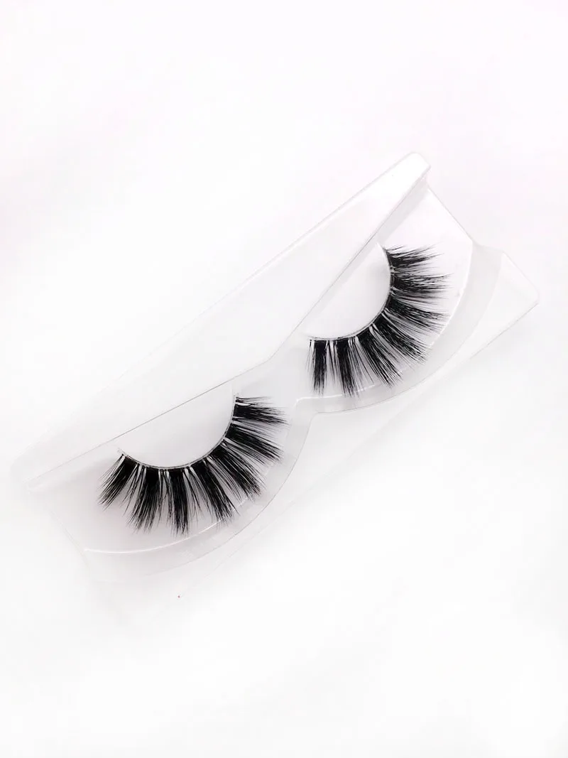 Mink Lashes 3d Mink Eyelashes Invisible Band Natural Black Mink False