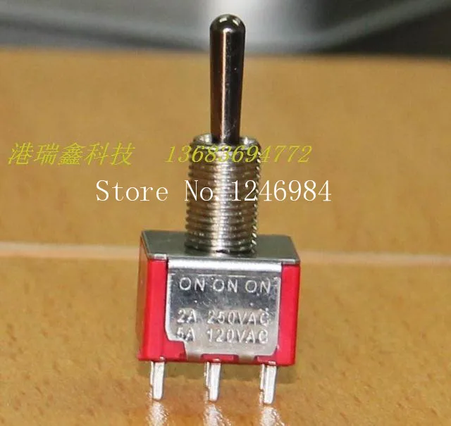 [SA] Interruptor de palanca pequeño T812, doble, de seis pies, M6.35 ...