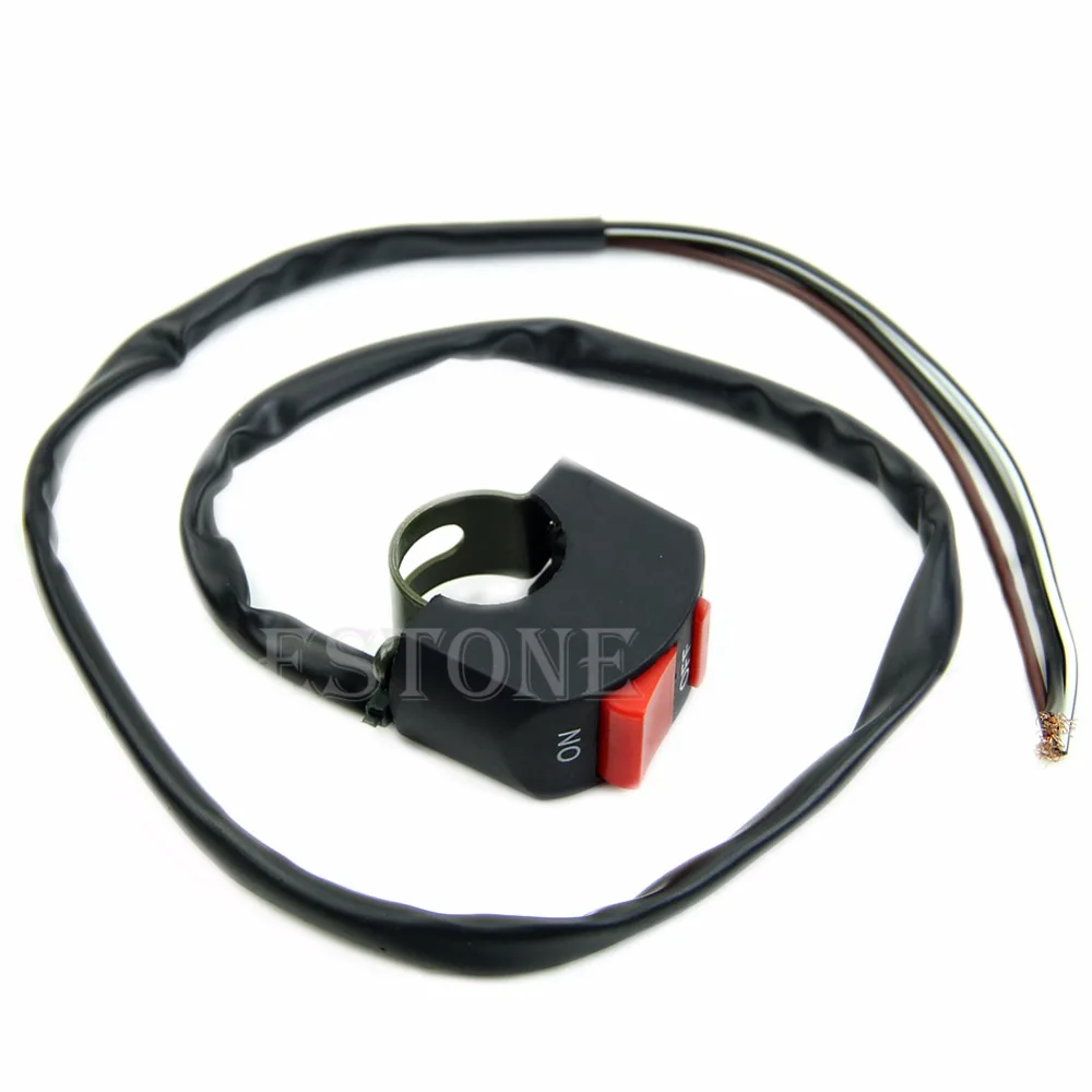 Universal Motorcycle ATV Handlebar Kill Switch ON/OFF Button Bullet ...