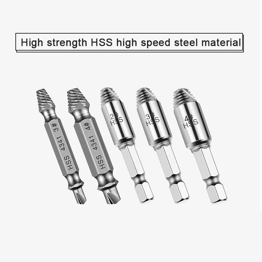 Double Ended Damaged Screw Extractor Broken Breakage Head Screw ...