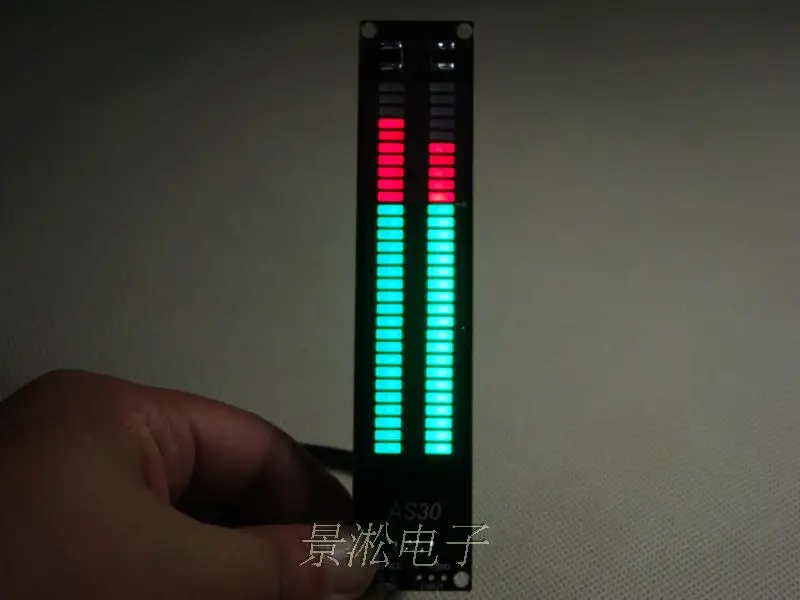 Music Spectrum Dual Channel 30 Segment Ultra Precision Led Level ...