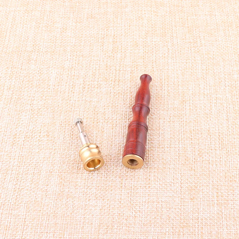 Solid Wood Smok Pipe Portable Cigarette Filter Holder Creative Smoker ...
