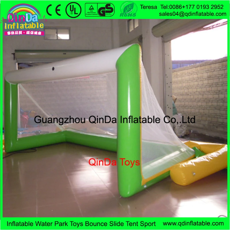 3m Long Floating Beach Game Kids Shooting Practise Inflated Soccer Goal ...