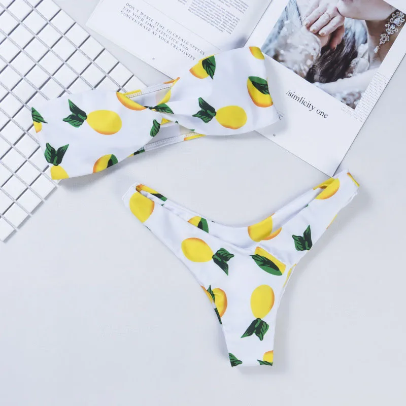 2018 Venus Vacation Push Up Strapless Sexy Women Bathing Suit Chest