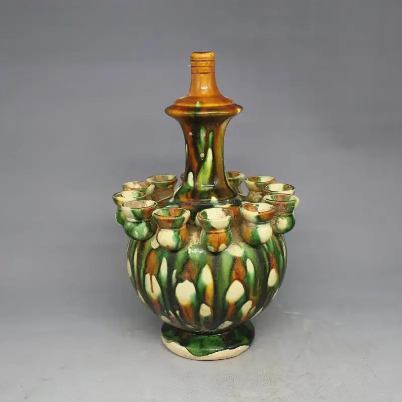 Rare Old Chinese Tang Three color porcelain vase,Multiple bottle,best ...