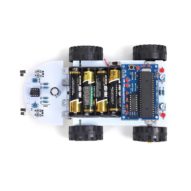 Monday Kids DIY Kit C51 Intelligent Vehicle Obstacle Avoidance Tracking ...