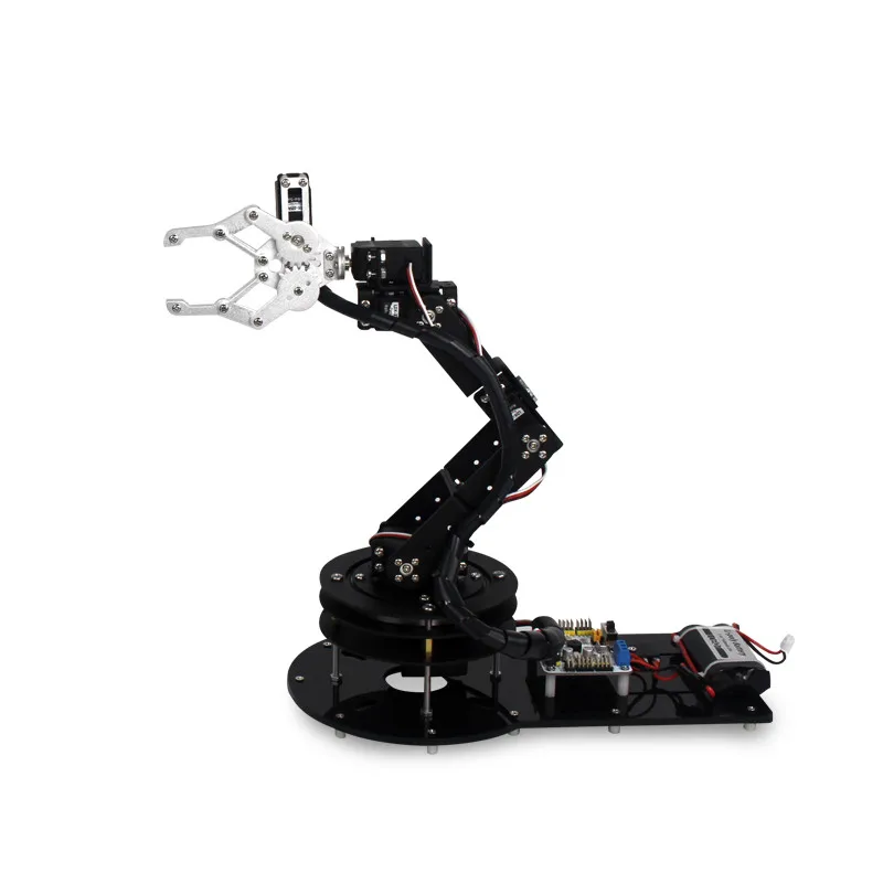 6 Dof 합금 로봇 암 클램프 클램프 턴테이블베이스 6 서보 완전한 세트 Ld 1501mg 회전 암robot Arm6 Dof Robot Armrobot Claw Arm