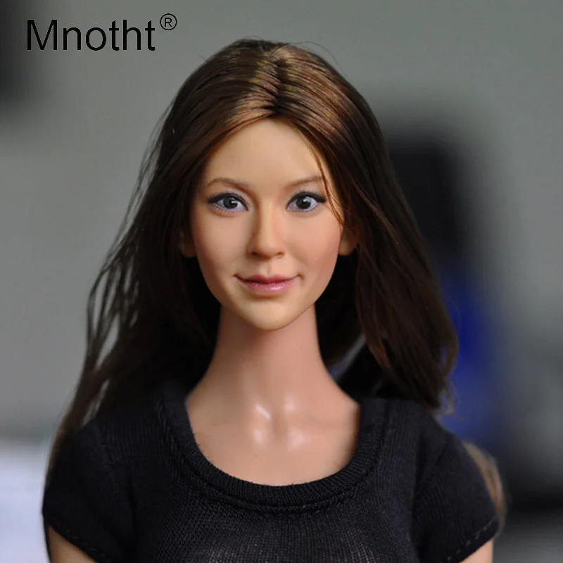 Mnotht Toys Km13 96 Female Head Sculpt 1 6 Scale Asian Beauty Head