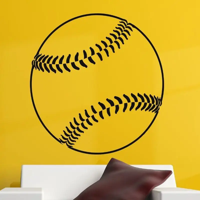 Baseball Car Windows Sticker Name Sports Decal Posters Vinyl Wall ...