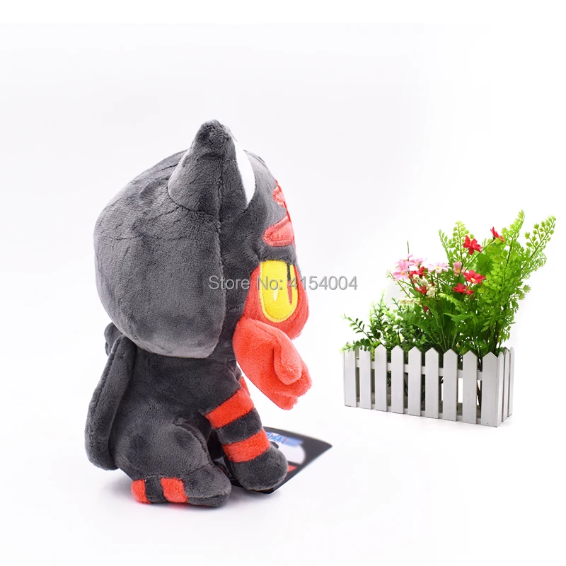 2 Styles Animal Dolls Litten Evolution Alola Incineroar Solgaleo Lunala ...
