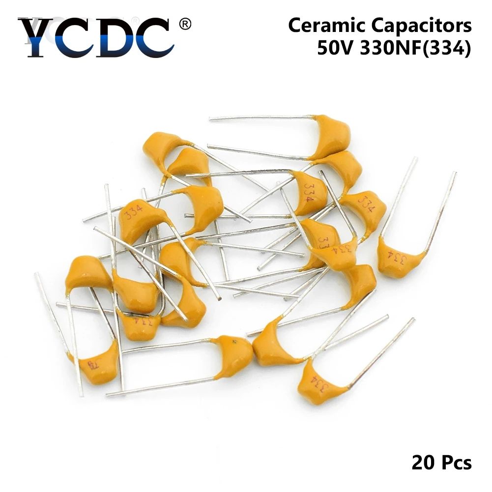 20Pcs/Pack 50V 10pF 10uF Multilayer Ceramic Capacitors Assorted Kit ...