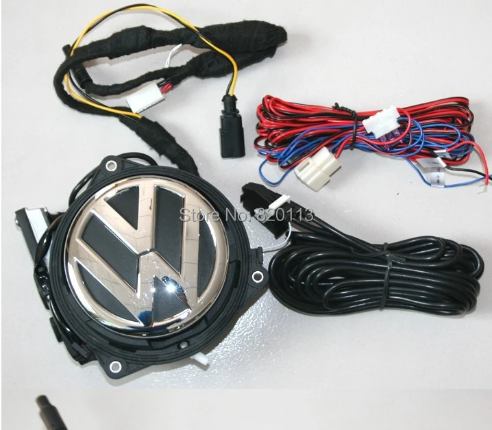 OEM emblem hole rear view camera VW logo flip reversing camera Emblem ...