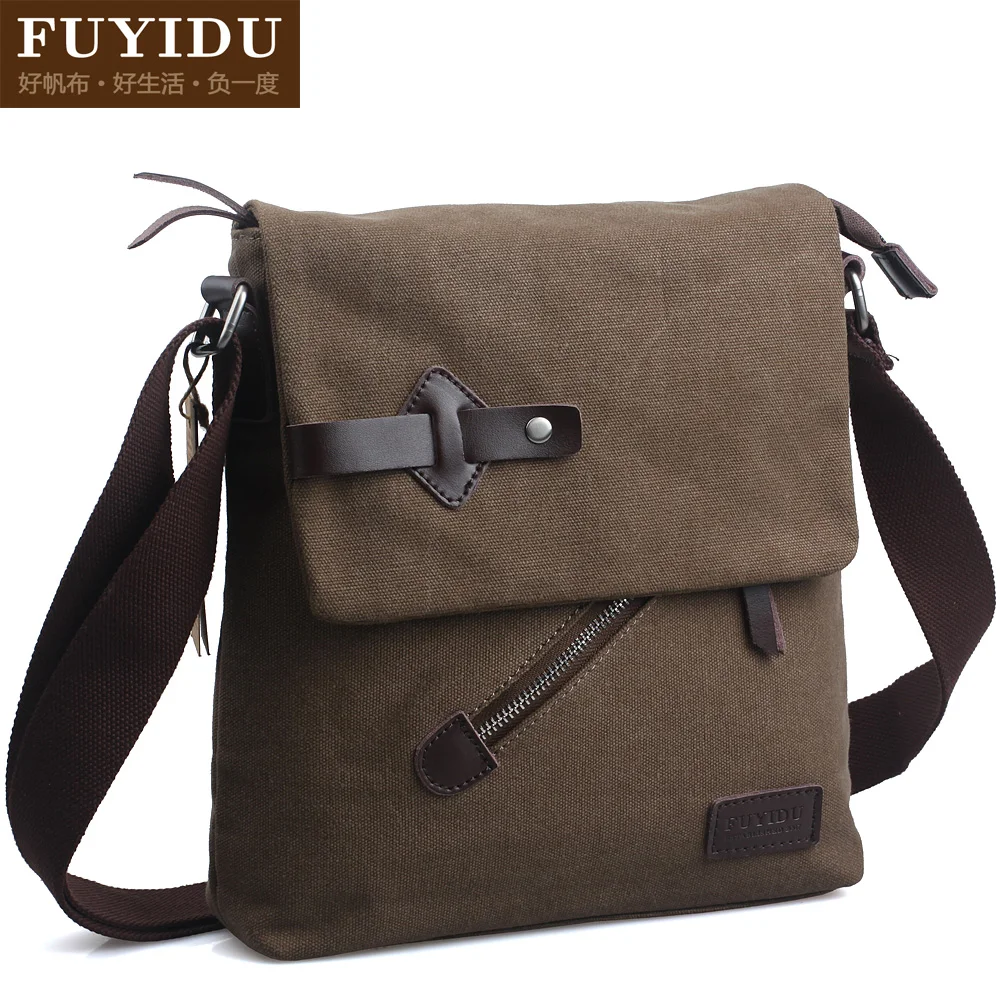 New Fashion men's canvas casual bag, men canvas messenger bag with ...