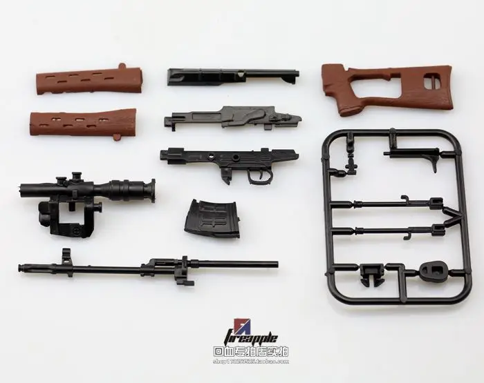 Toys & Hobbies 1/6 Weapon Model SVD Snayperskaya Vinyovka Dragunov ...