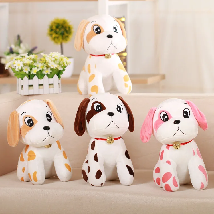 Super Cute Sitting Dog Plush Toy Kawaii 1pcs 25cm Dalmatians Dog Soft ...