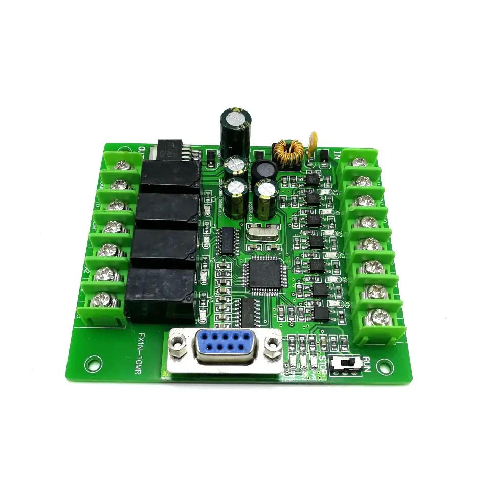 PLC Industrial Control Board FX1N-10MR FX1N-10MT PLC Smart home ...